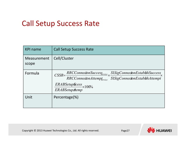 4G key performance indicators for planning and optimization | PDF
