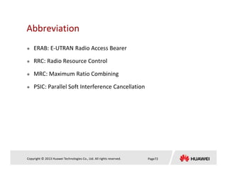 4G key performance indicators for planning and optimization | PDF