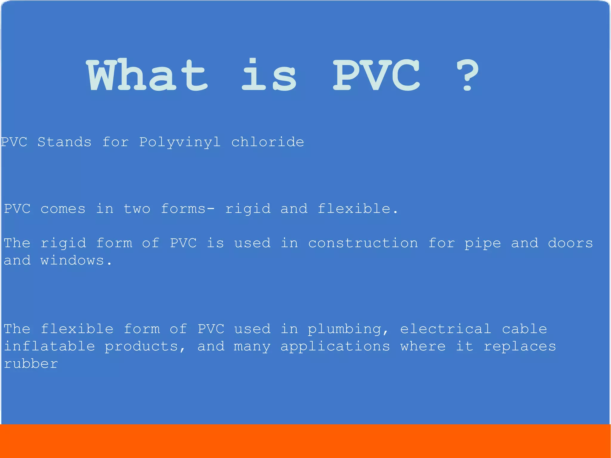 PVC Pipes | PPT