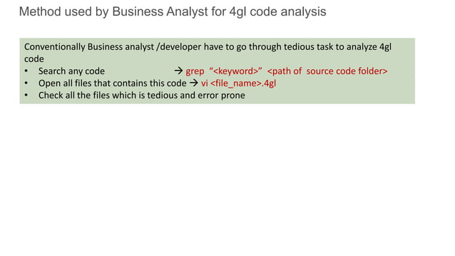 4gl code parser | PPT