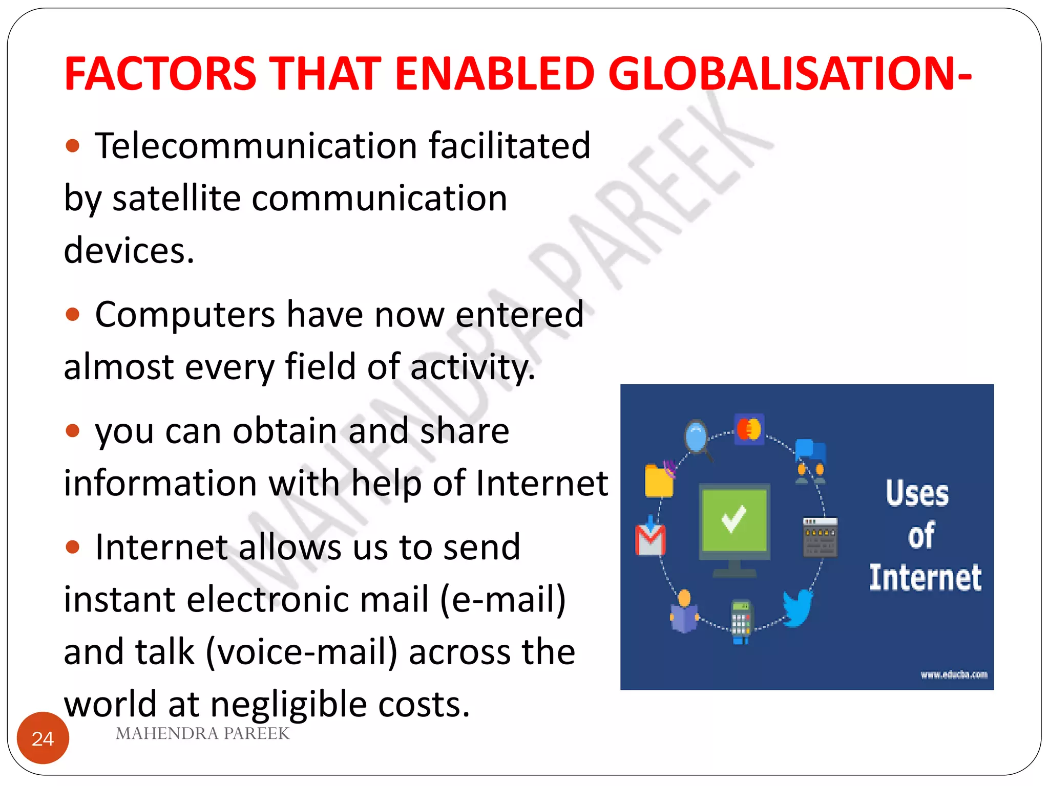 GLOBALISATION AND INDIAN ECONOMY CLASS 10 X NCERT CBSE | PDF