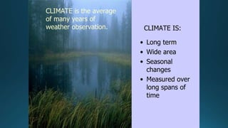 Global warming and climate change | PPTX
