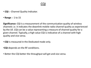 4 g lte_drive_test_parameters | PPTX