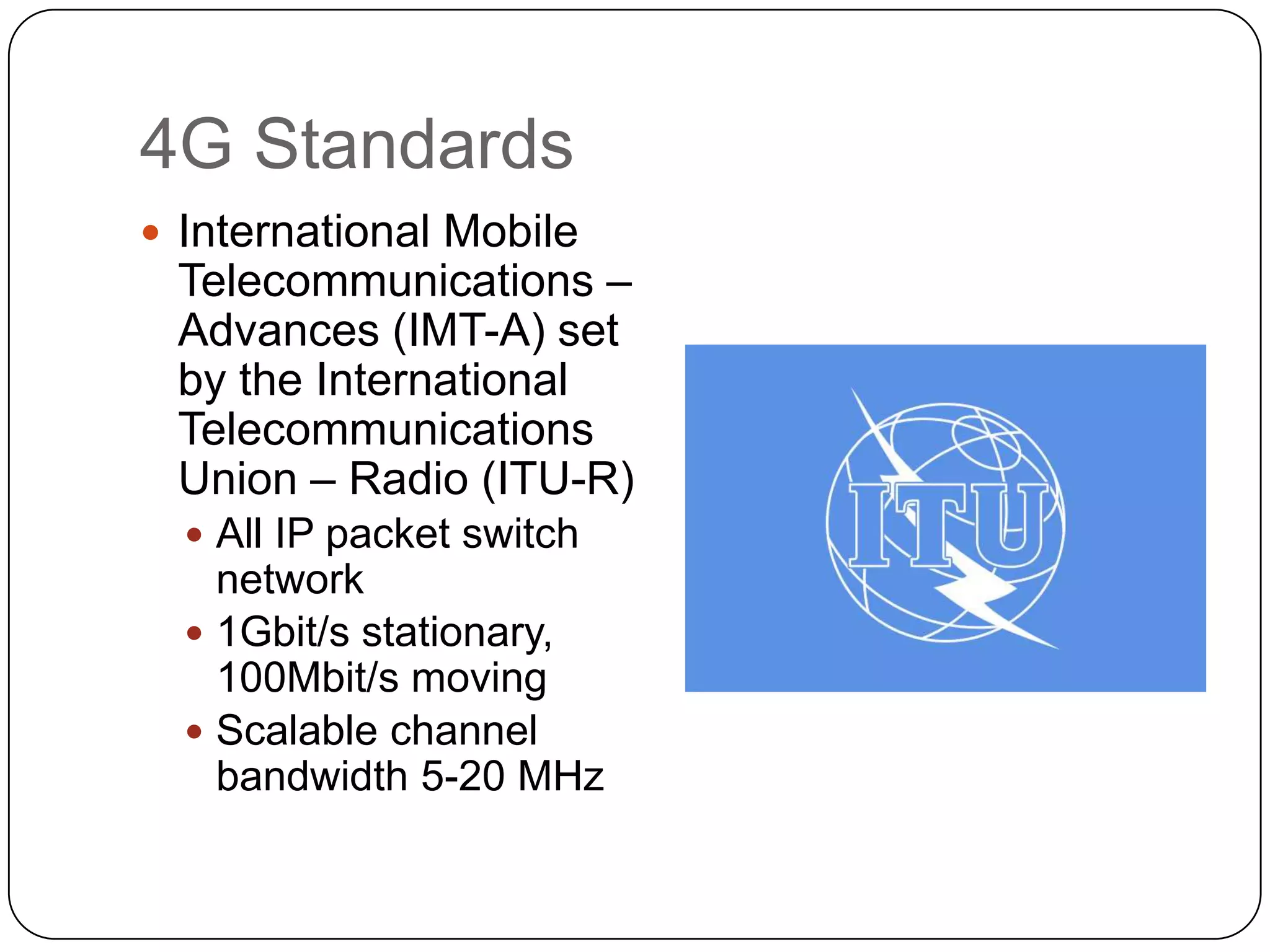 4G LTE Presentation Group 9 | PPTX
