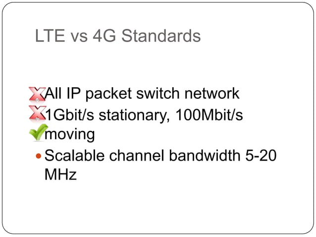 4G LTE Presentation Group 9 | PPTX