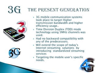 4g Mobile Communication Technology | PPTX