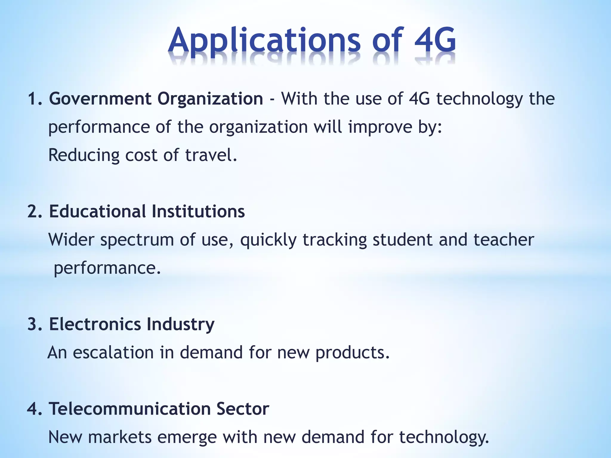 4g mobile technology and it’s comparisons | PPTX