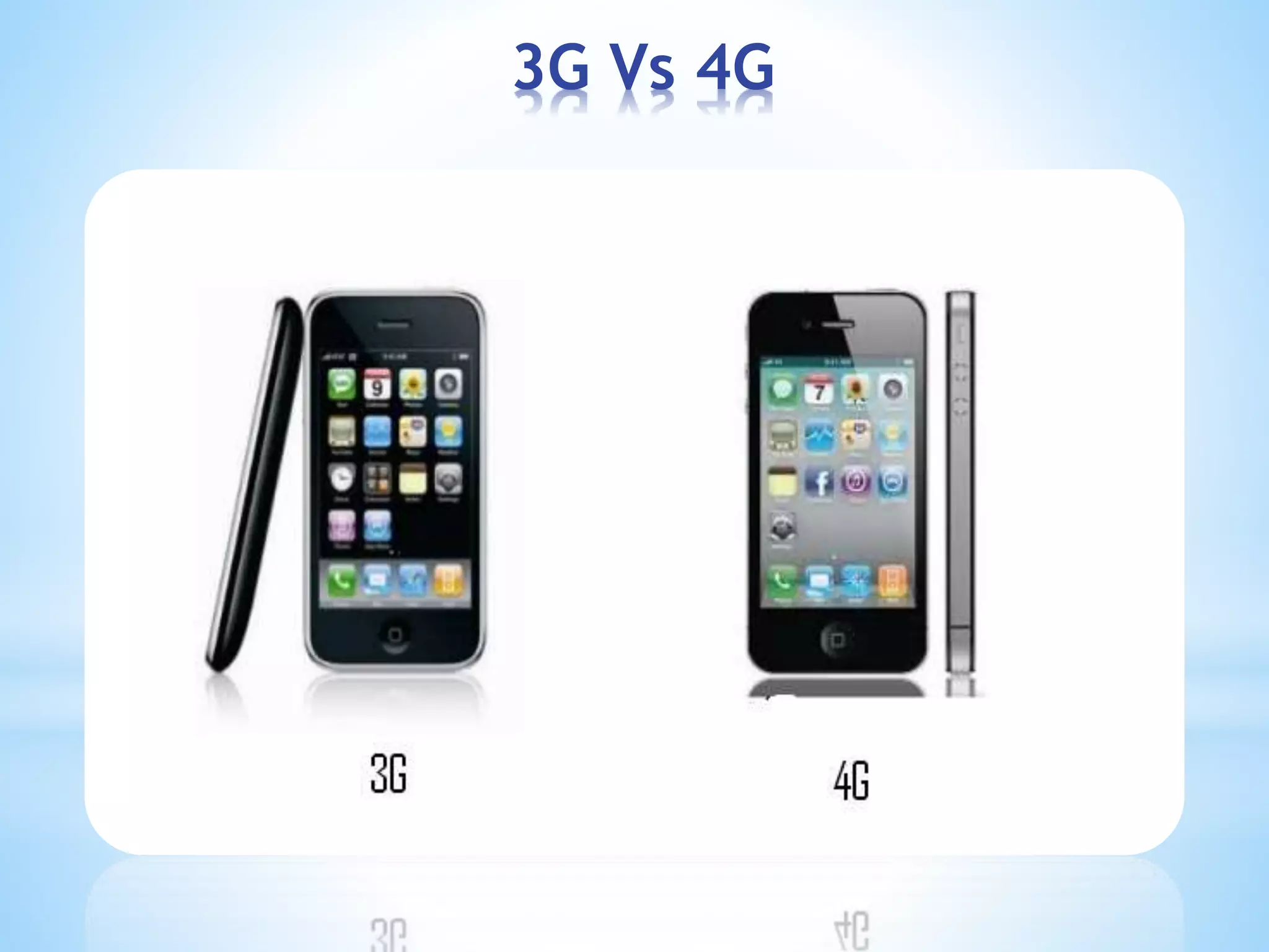 4g mobile technology and it’s comparisons | PPTX