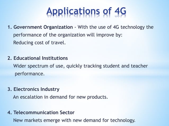 4g mobile technology and it’s comparisons | PPTX | Computer Networking | Computing