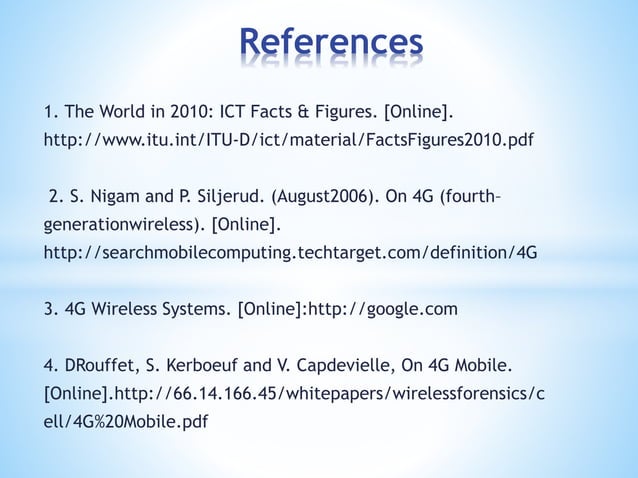 4g mobile technology and it’s comparisons | PPTX | Computer Networking | Computing