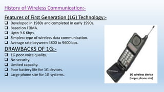 Seminar on 4G Wireless Communication | PPTX