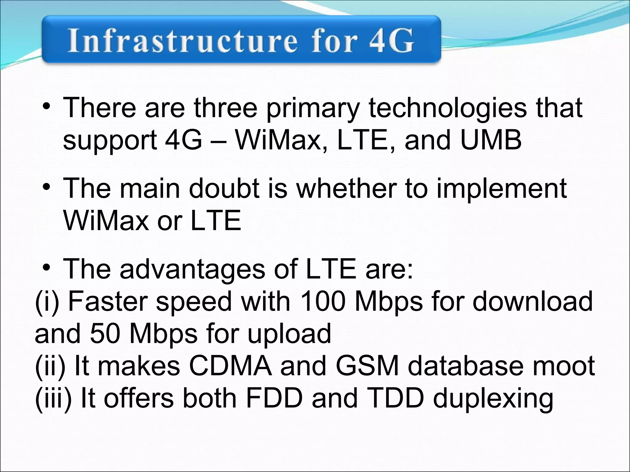 4 G Presentation | PPT