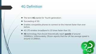 4G presentation | PPTX