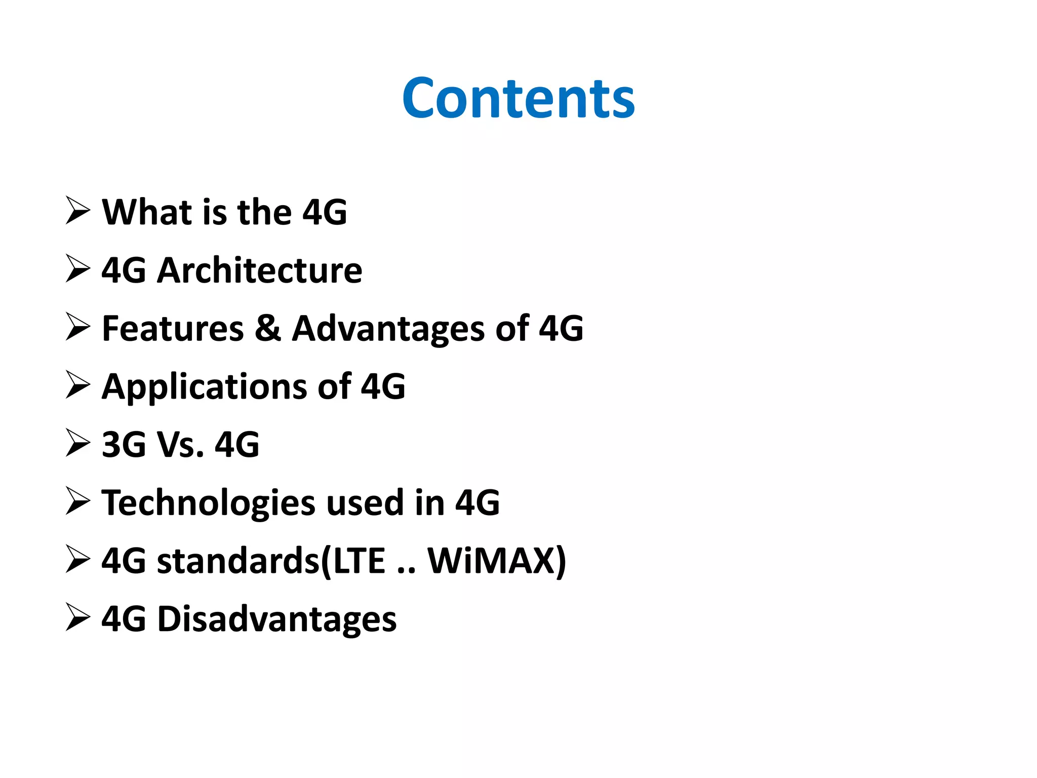 4G technology | PPTX