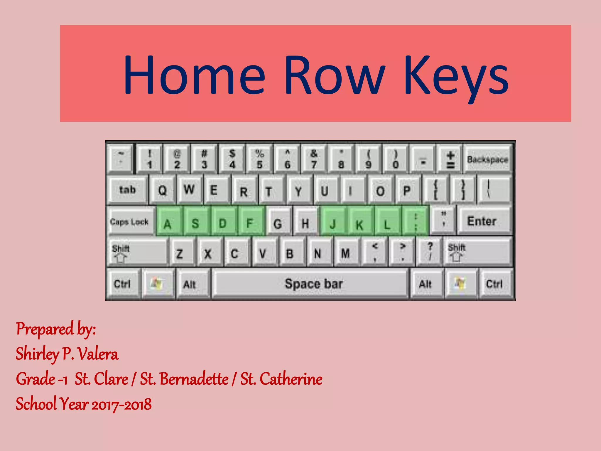 4 Gr 1 Home Row Keys Pptx