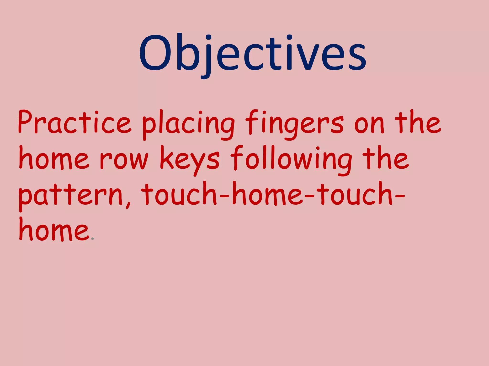 #4 gr.1 home row keys | PPTX