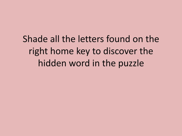 #4 gr.1 home row keys | PPTX