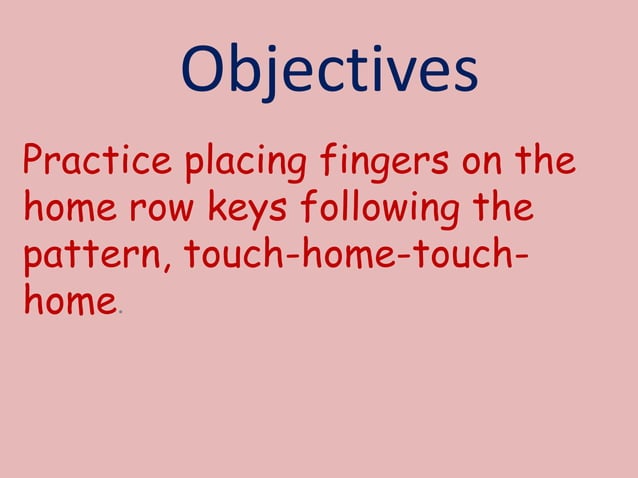 #4 gr.1 home row keys | PPTX