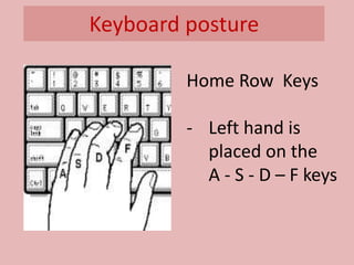 #4 gr.1 home row keys | PPTX