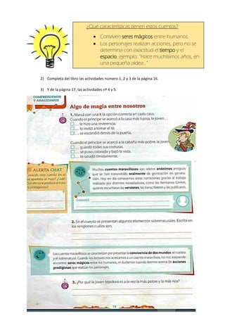 4grado lengua-4semana | PDF