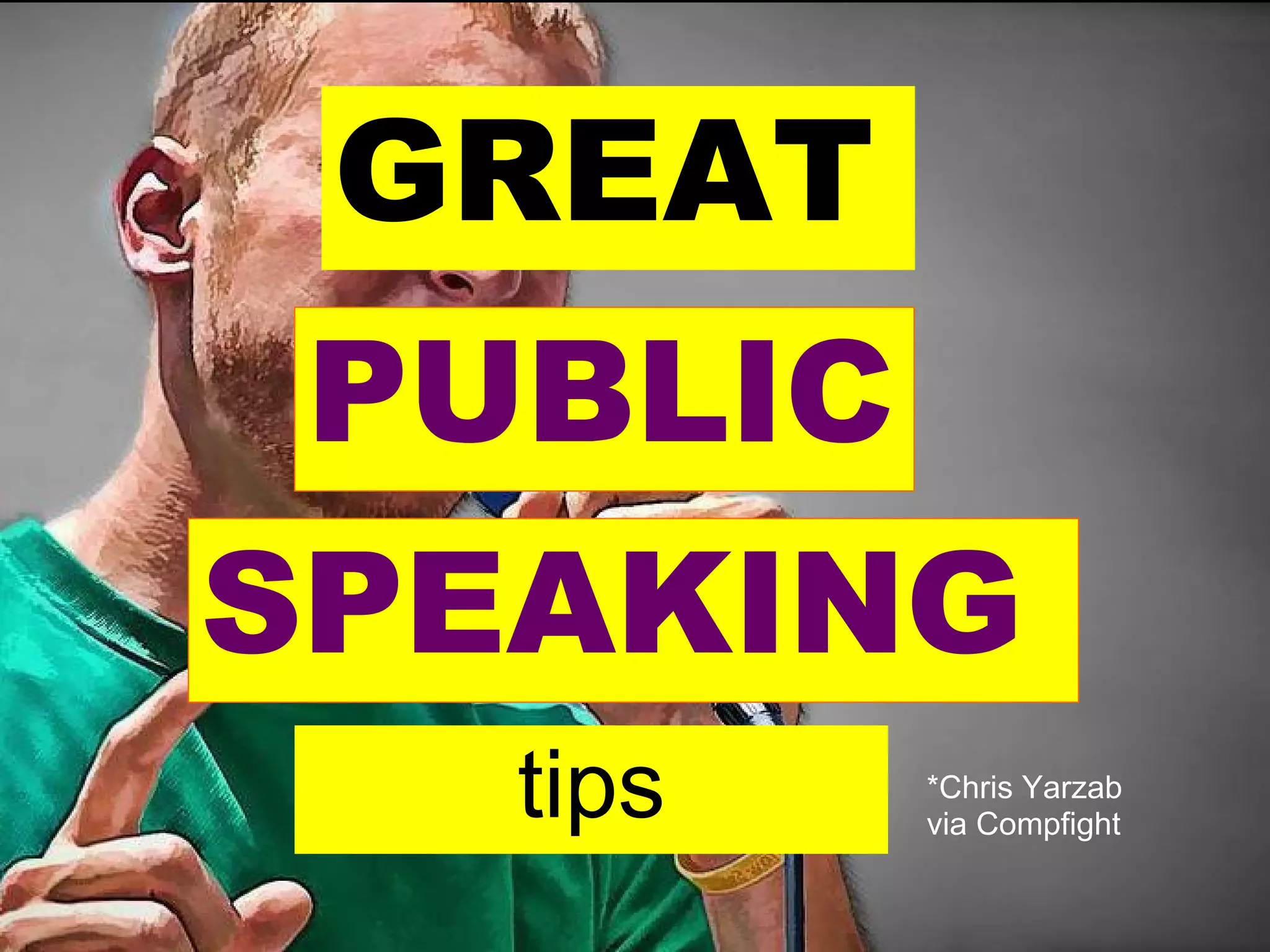 4 great public speaking tips effective presentation skills training | PDF