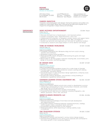 Carlos Sosa Resume | PDF