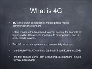 4g security presentation | PPT
