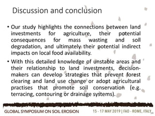 Soil loss impacts on food security: a case study on LSLA in Mozambique ...