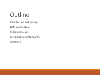 GSM Network Architecture | PPT | Computer Networking | Computing