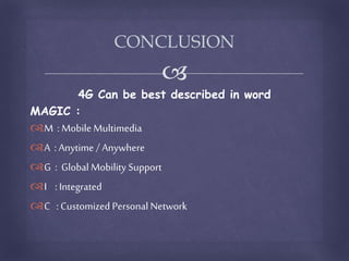 4G Technology | PPT