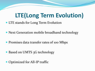 4G MOBILE COMMUNICATION SYSTEM | PPT