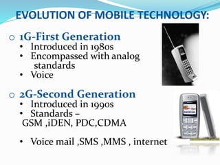 4G MOBILE COMMUNICATION SYSTEM | PPT