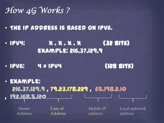 4G technology | PPT