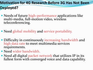 4g technology | PPTX