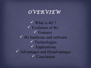 4 g technology | PPT