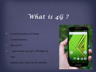 4 g technology | PPT