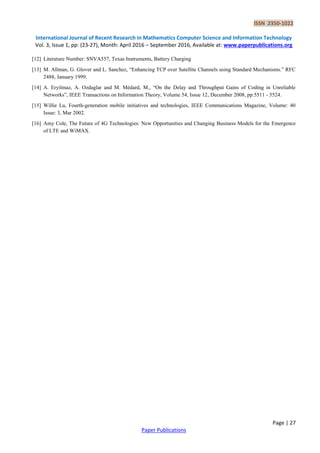 4G Technology and Its Application – An Overview | PDF