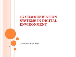 4 g technology in digital | PPT