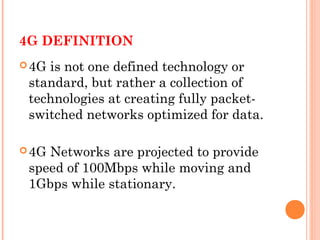 4 g technology in digital | PPT
