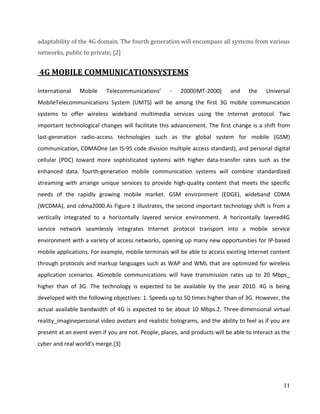 4 g technology pdf file | DOCX