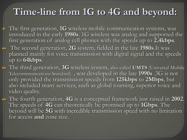 4g technology ppt | PPT