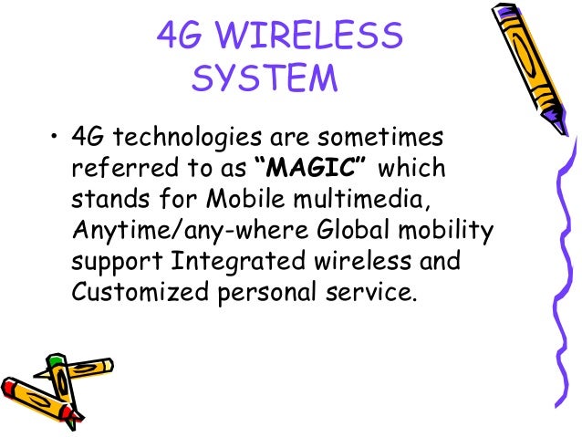 4G wireless system