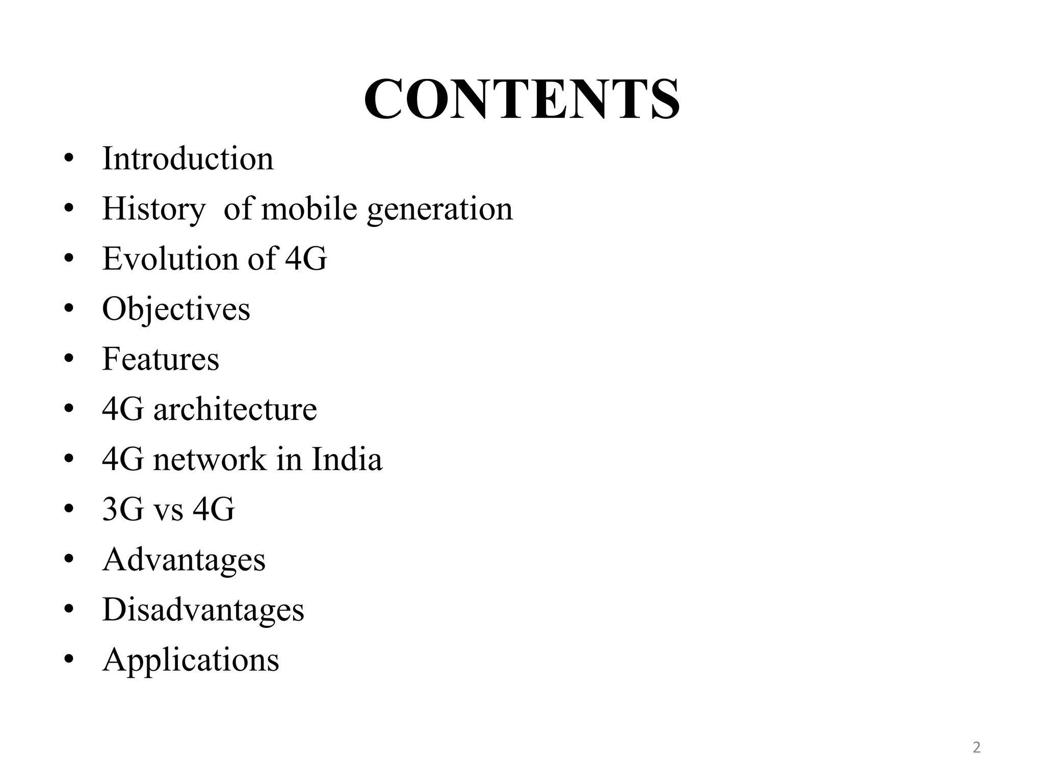 INTRODUCTION OF 4G | PPT