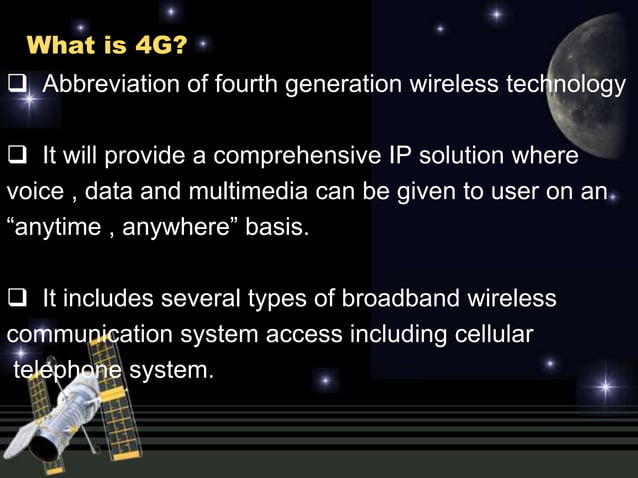 4g wireless technology | PPTX
