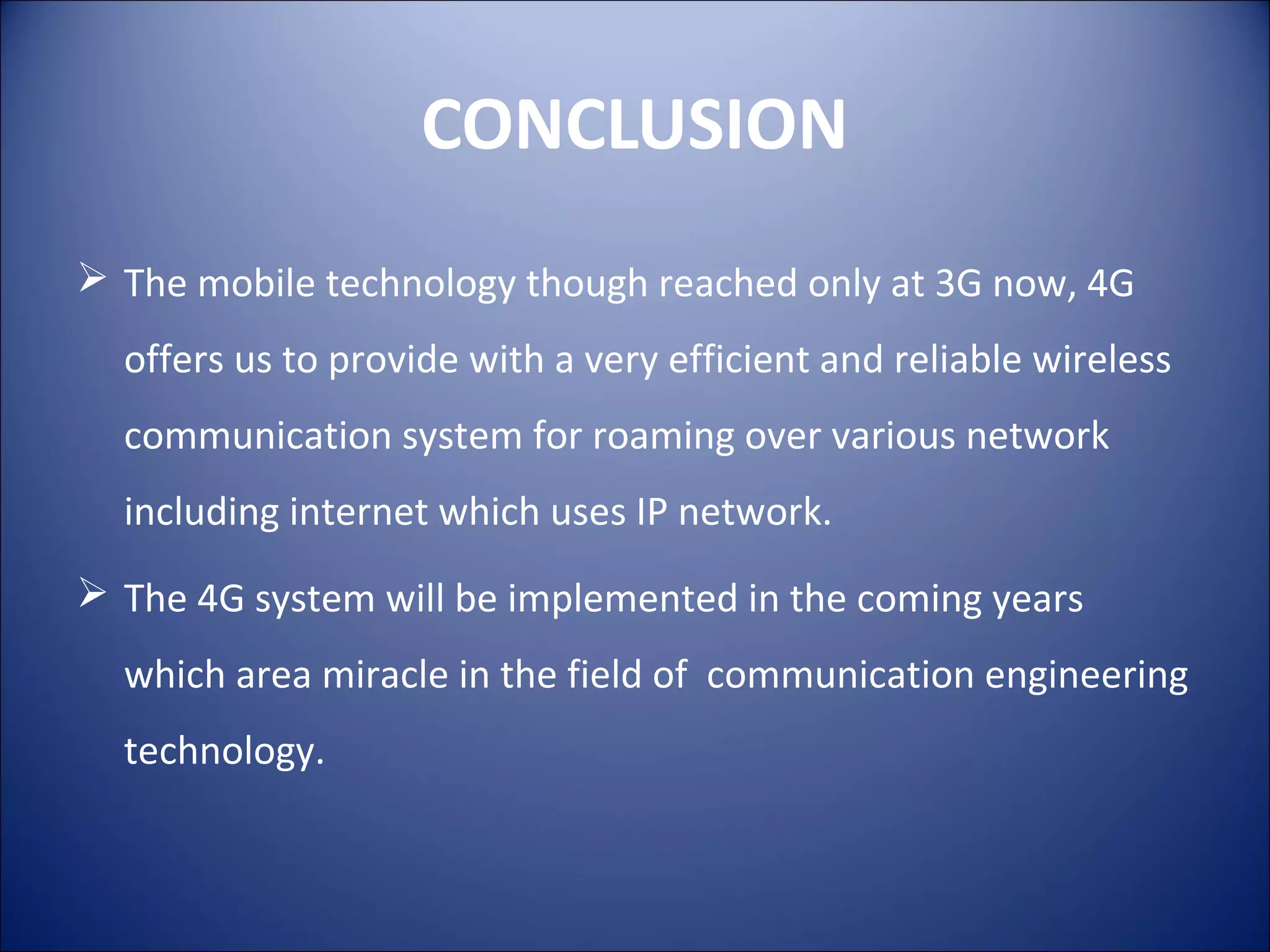 4 g wireless technology | PPT