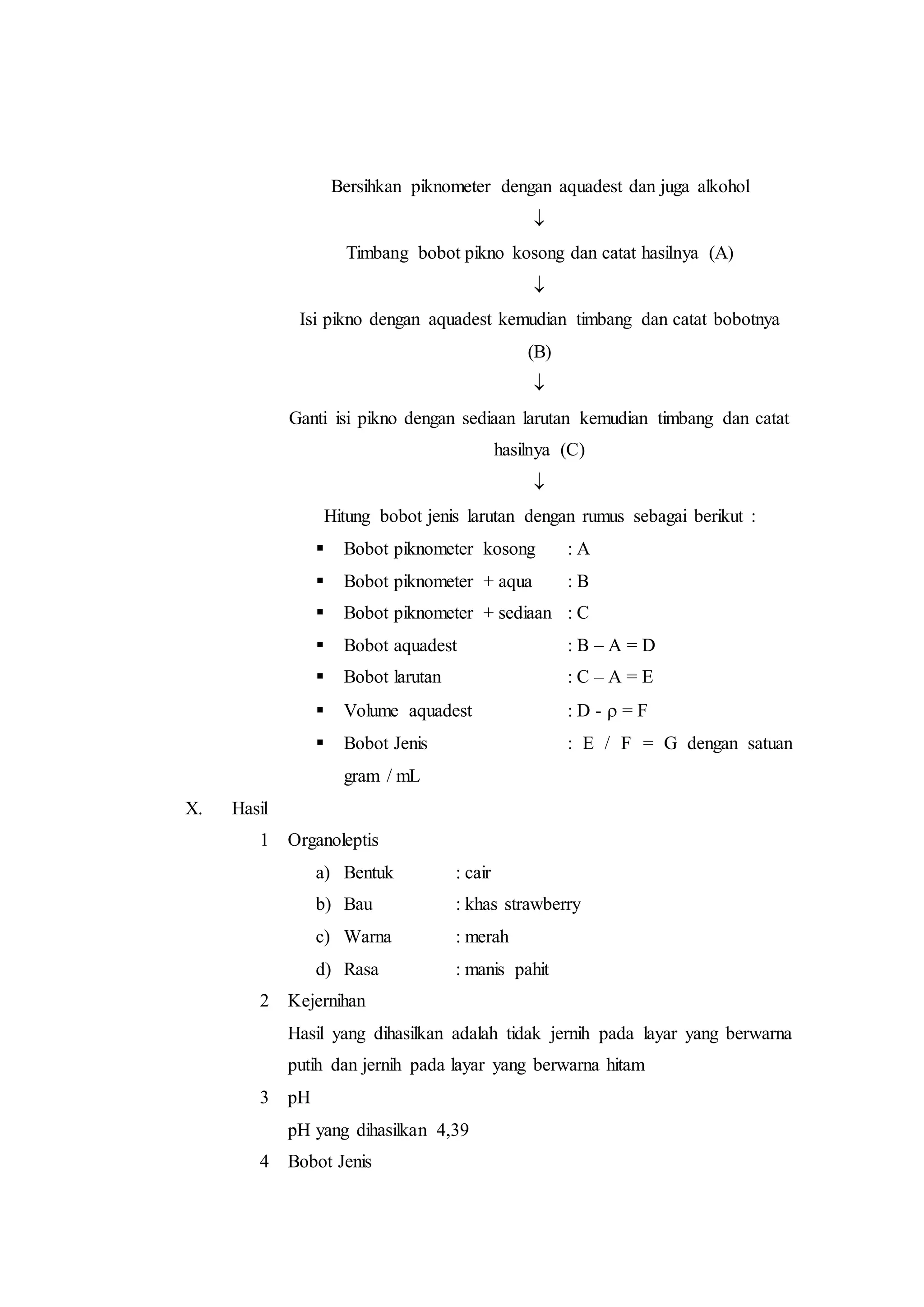 Laporan resmi syrup gg | DOCX