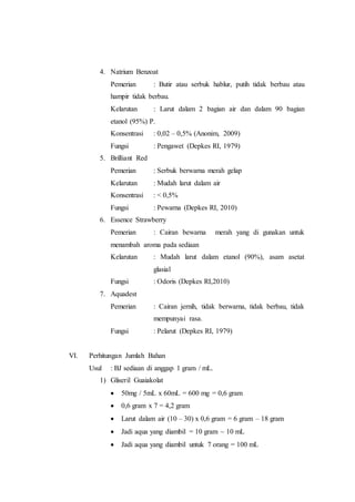 Laporan resmi syrup gg | DOCX