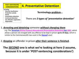 Post Sentencing Considerations | PPTX