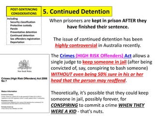 Post Sentencing Considerations | PPTX