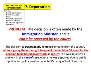 Post Sentencing Considerations | PPTX